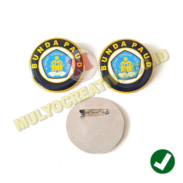 Lencana Pin Bunda paud – Lencana Bros Badge Logo Bunda paud Murah ...