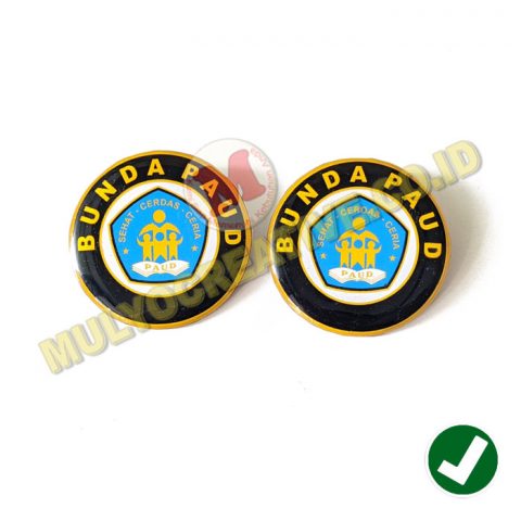 Lencana Pin Bunda paud – Lencana Bros Badge Logo Bunda paud Murah ...