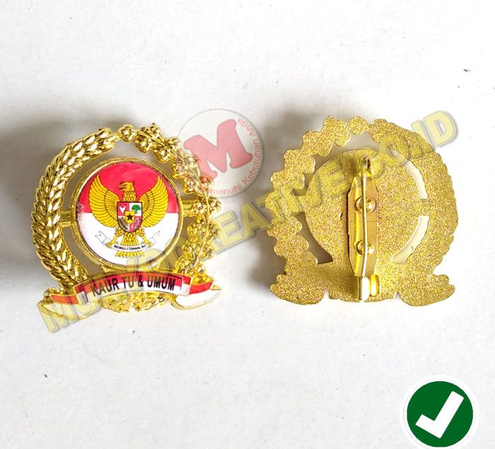 Bros Perangkat Desa Kaur TU & Umum Pin Atribut Kerja Kaur TU & Umum ...