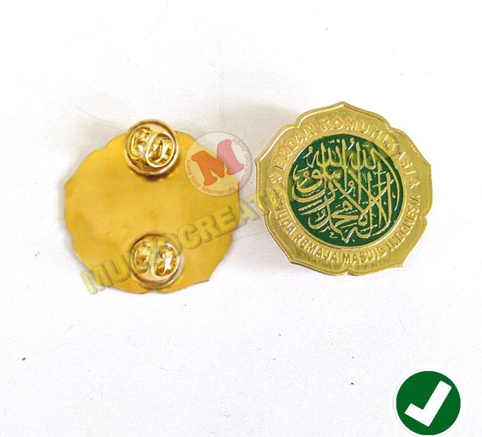 Pin Remaja Masjid – Pin Logo Remaja Masjid Bahan Logam Kuningan – pesan ...